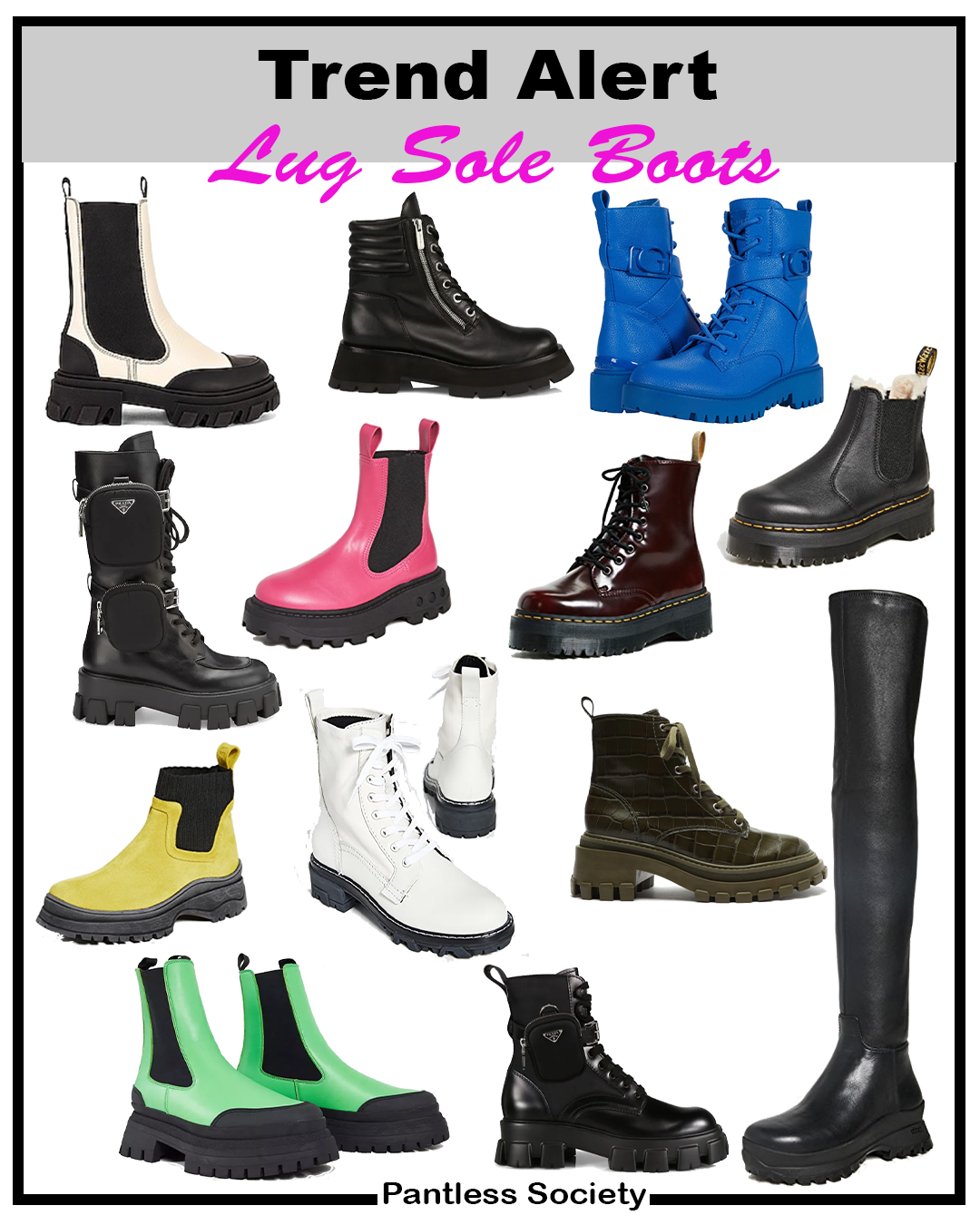 The Best Lug Sole Boots to Wear All Winter - Pantless Society